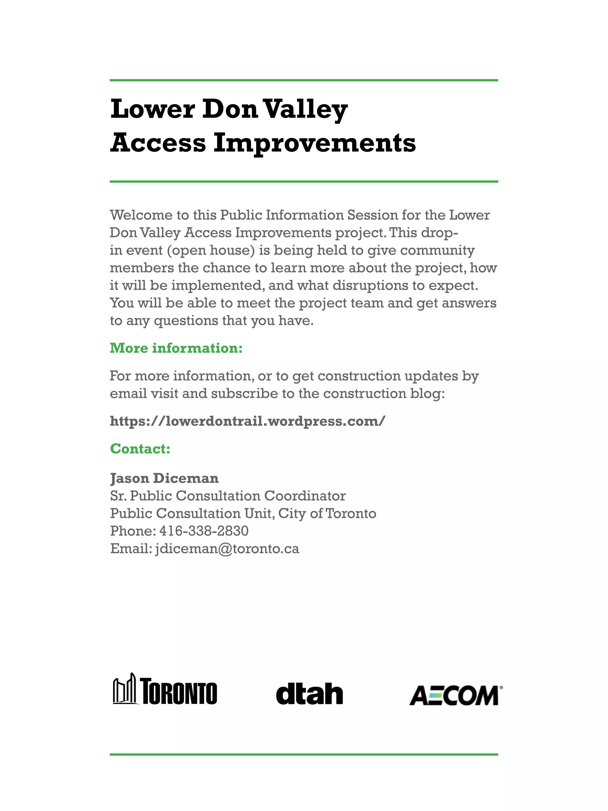 Lower Don Valley Trail 2015 Construction | PDF | Civil Engineering ...