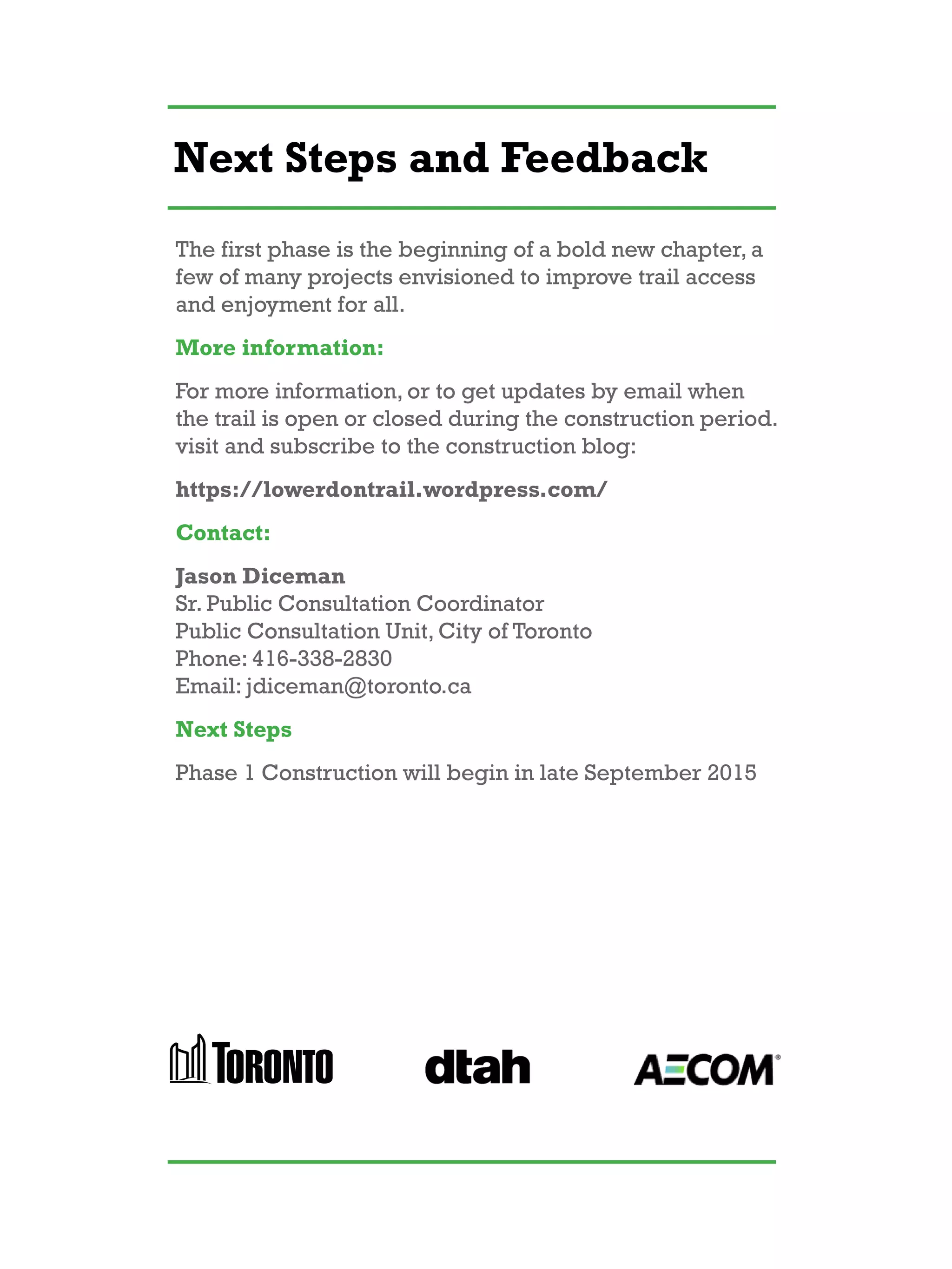 Lower Don Valley Trail 2015 Construction | PDF | Civil Engineering ...