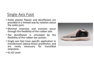 Lower extremity prostheses | PDF