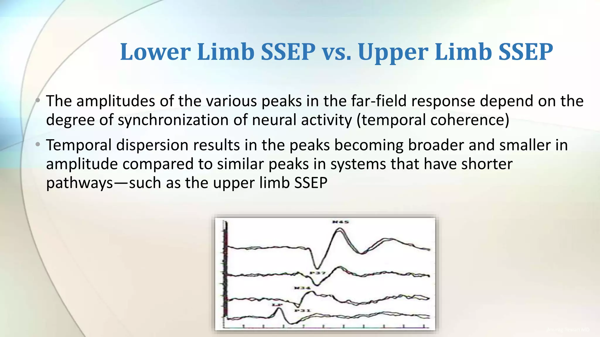 Lower Extremity Somatosensory Evoked Potentials (lower SSEP) | PPTX