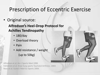 Rehabilitation Considers of Lower Extremity Tendinopathy | PPT