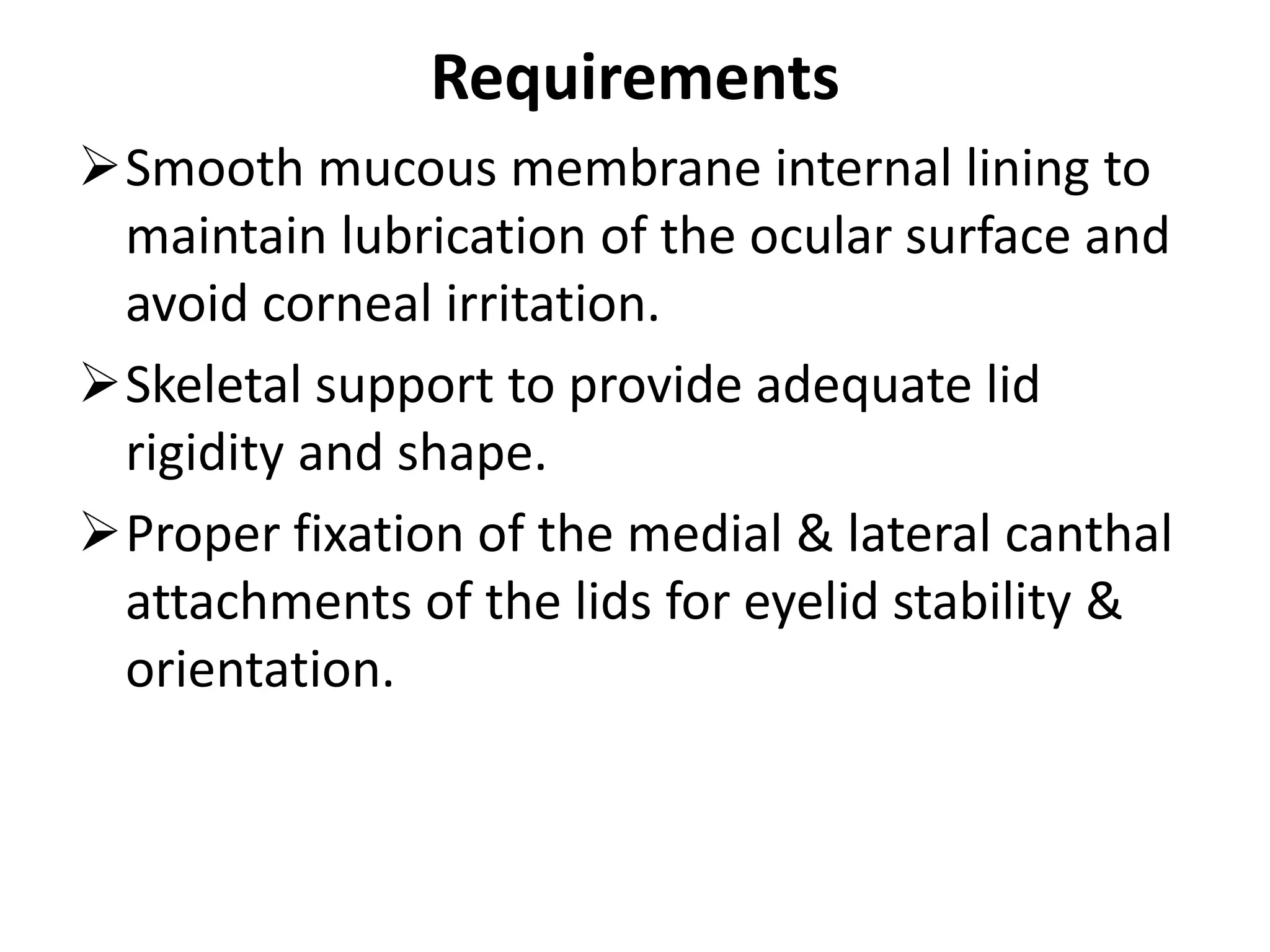 Lower eyelid reconstruction | PPTX