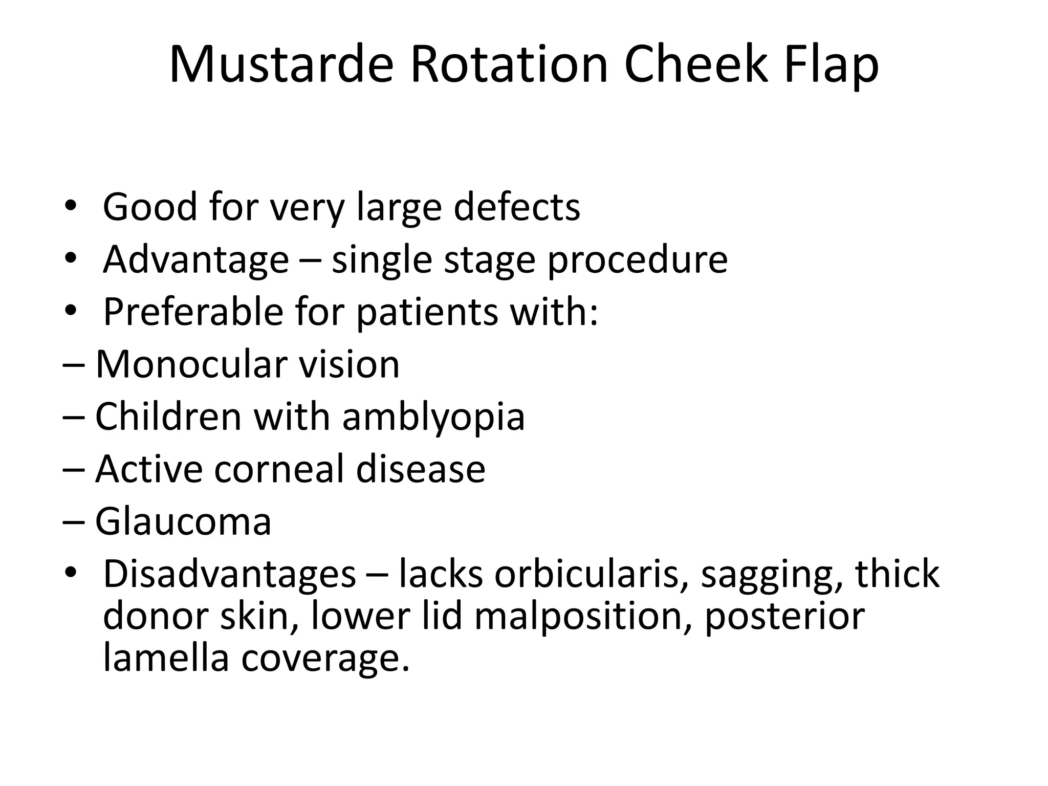 Lower eyelid reconstruction | PPTX