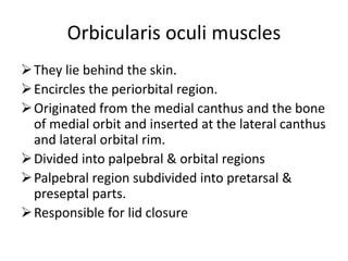 Lower eyelid reconstruction | PPTX
