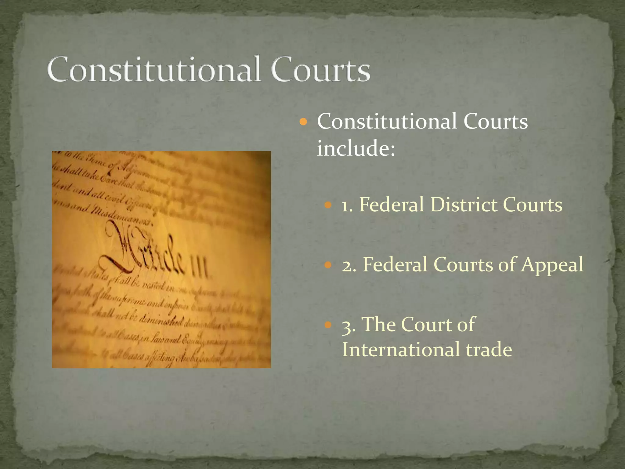 Lower federal courts | PPTX