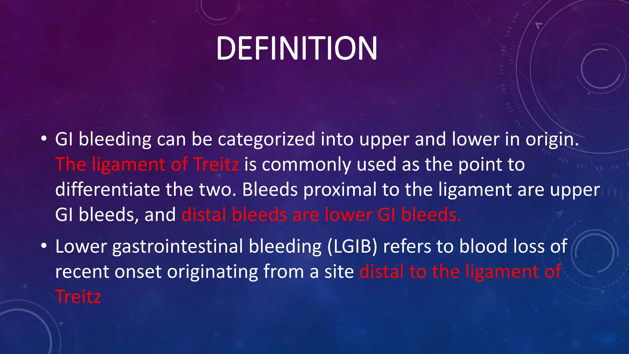 Lower Gastrointestinal Bleed.pptx 1234567 | PPT