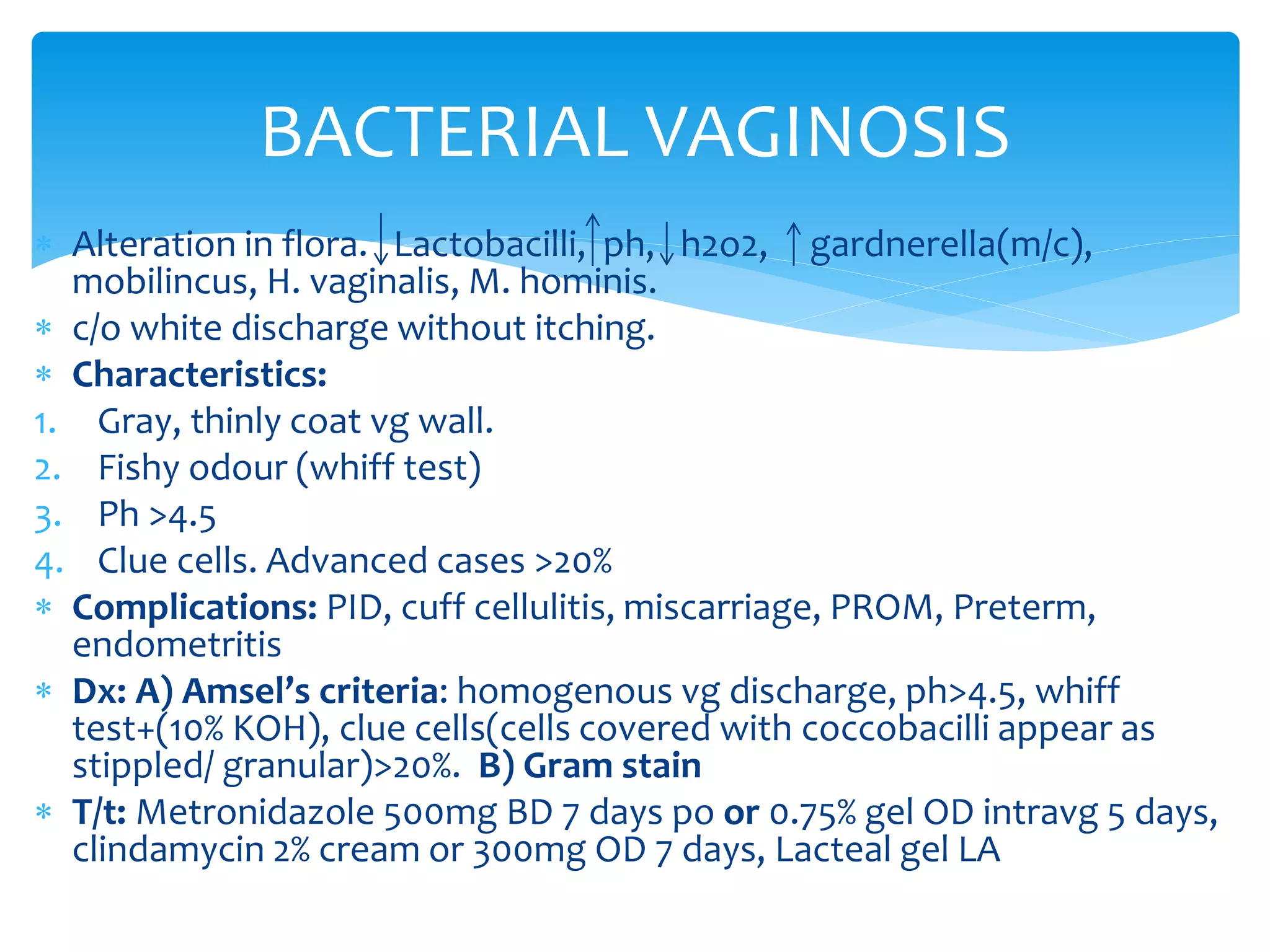 Lower genital tract infections by Dr. Preksha | PPTX