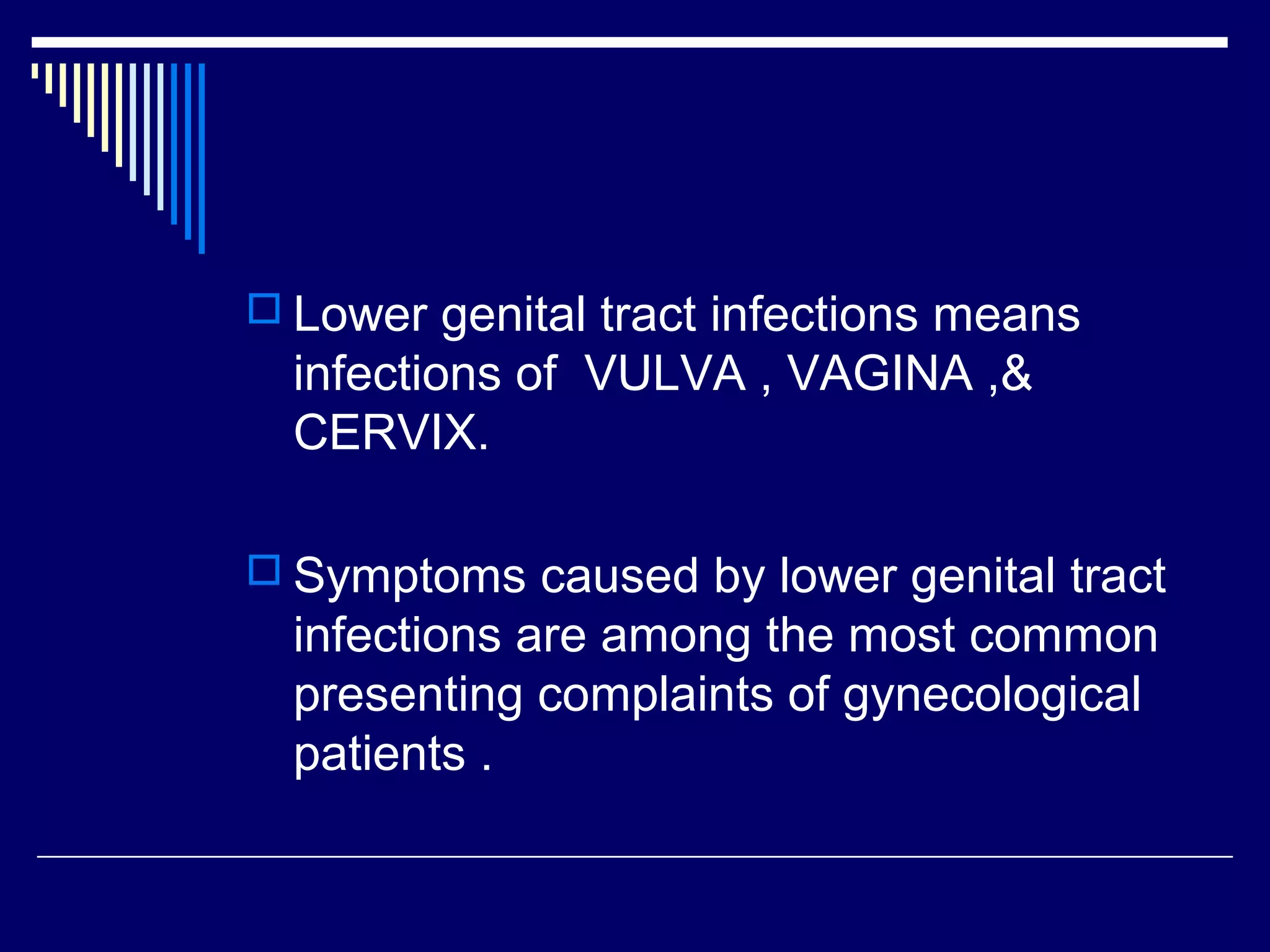 Lower genital tract infection | PPT