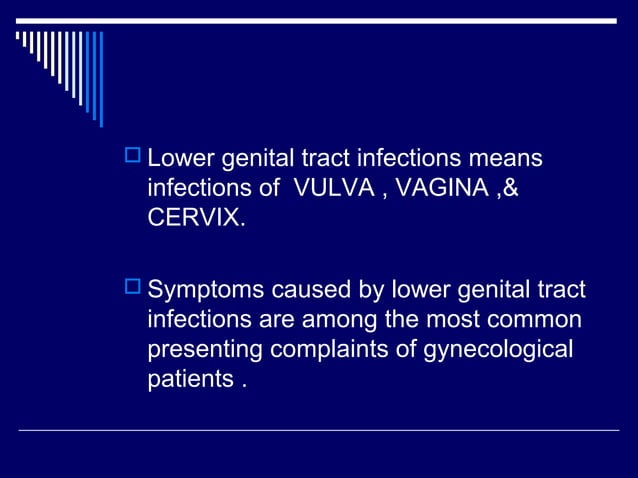 Lower Genital Tract Infection Ppt