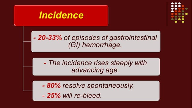 Lower GI - Bleed | PPT | Blood Disorders | Diseases and Conditions