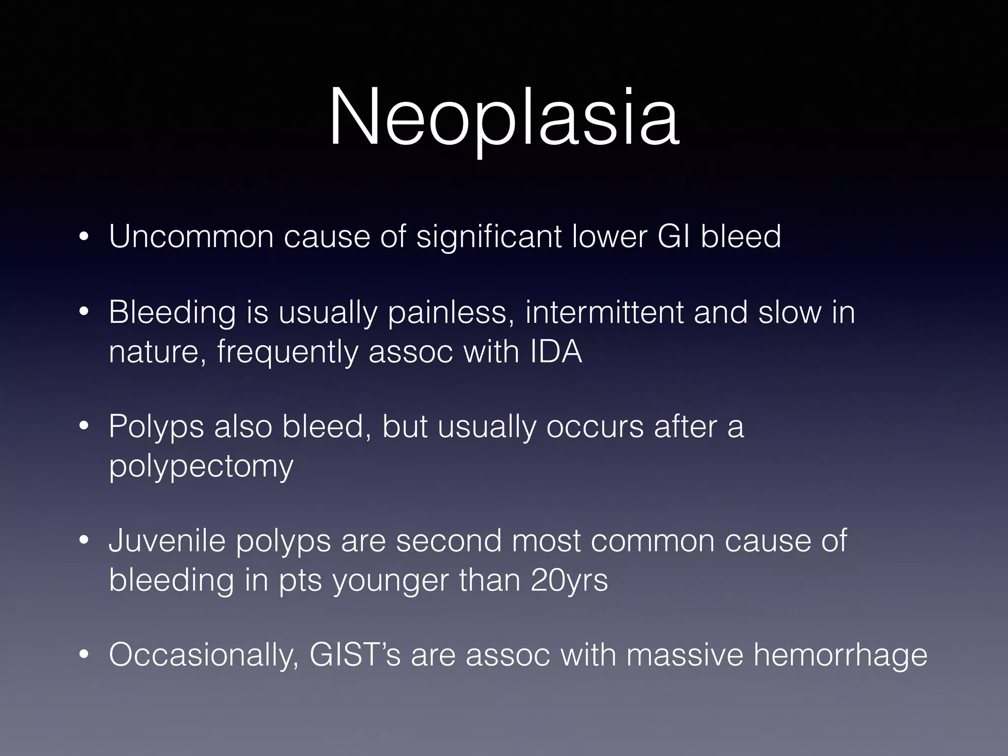 Lower GI bleed | PDF