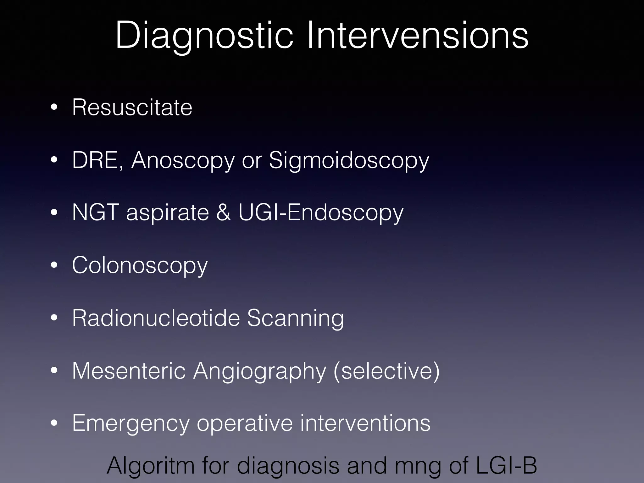 Lower GI bleed | PDF