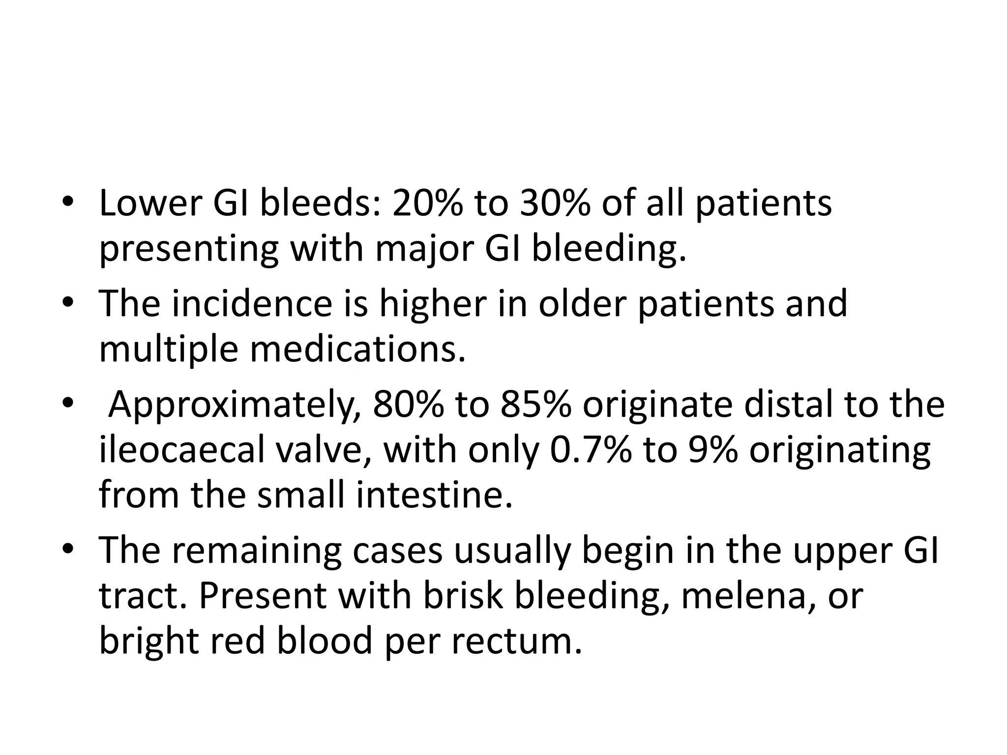 Lower Gastrointestinal Bleed | PPTX