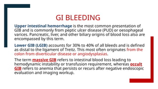 LOWER GASTROINTESTINAL BLEED - Surgery.pptx
