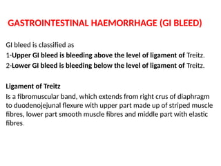 LOWER GI BLEEDING ...................... | PPT