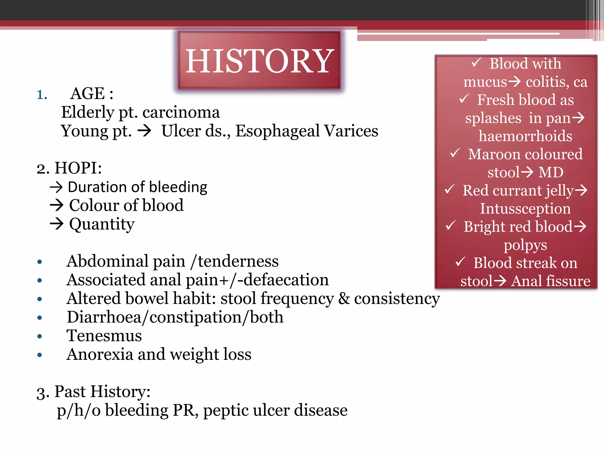 Lower GastroIntestinal Bleeding | PPTX