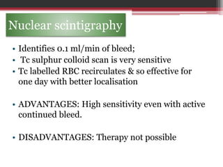 Lower GastroIntestinal Bleeding | PPTX