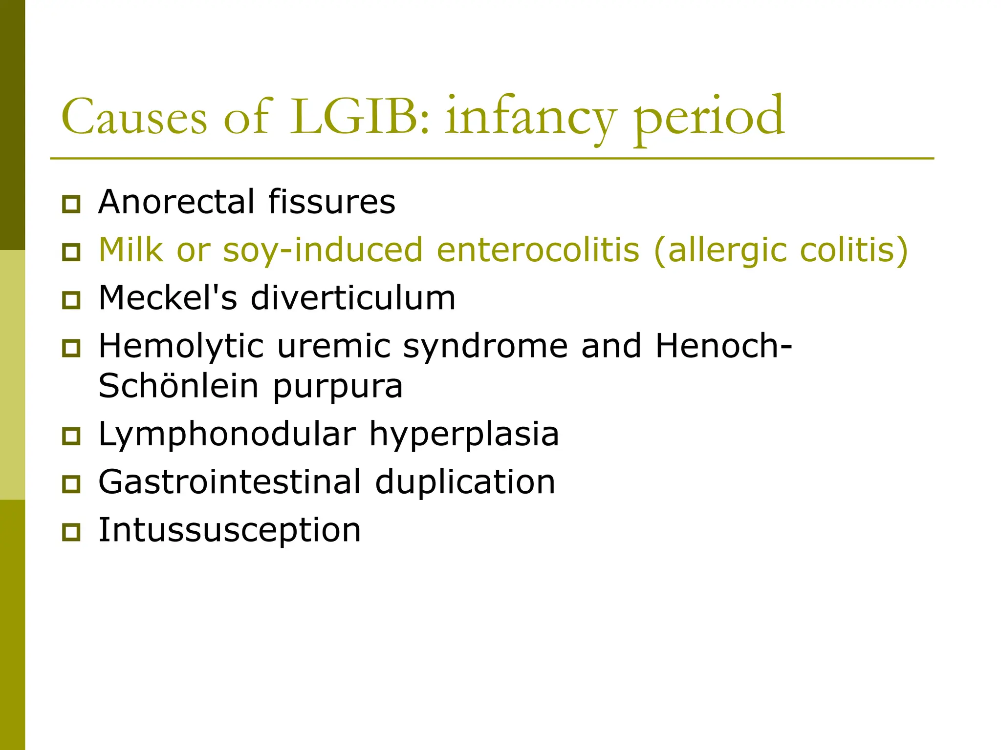 Lower gastrointestinal bleeding in newborn infant | PPT
