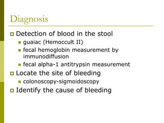 Lower gastrointestinal bleeding in newborn infant | PPT