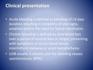 Lower git bleeding | PPTX