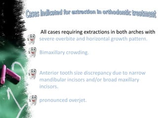Lower incisor extraction in Orthodontics | PPTX