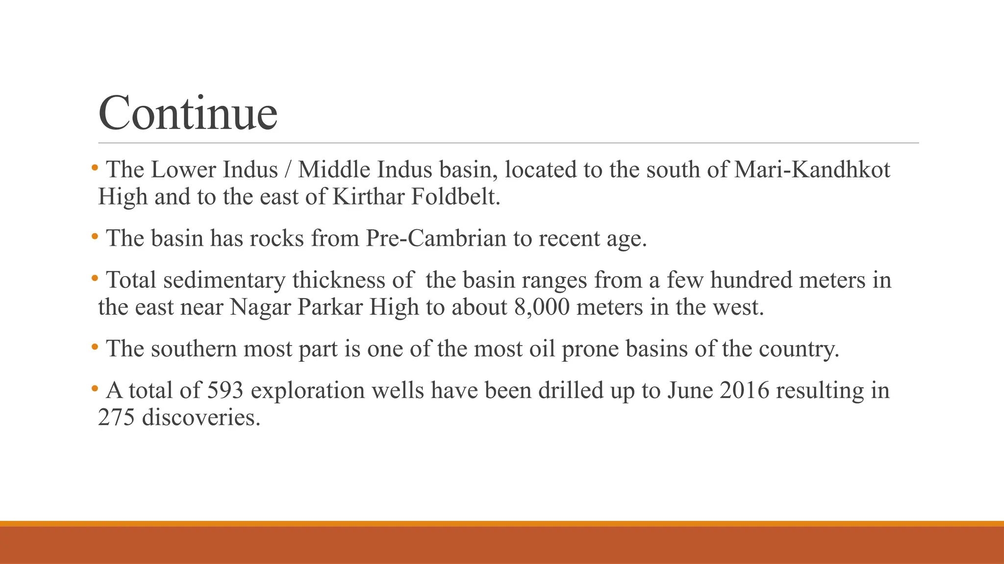 Stratigraphy and petroleum prospect of Lower Indus Basin | PPTX