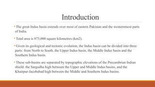 Stratigraphy and petroleum prospect of Lower Indus Basin | PPTX