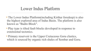 Stratigraphy and petroleum prospect of Lower Indus Basin | PPTX