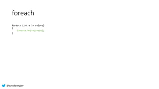 Lowering in C#: What really happens with your code?, from NDC Oslo 2019 | PPT