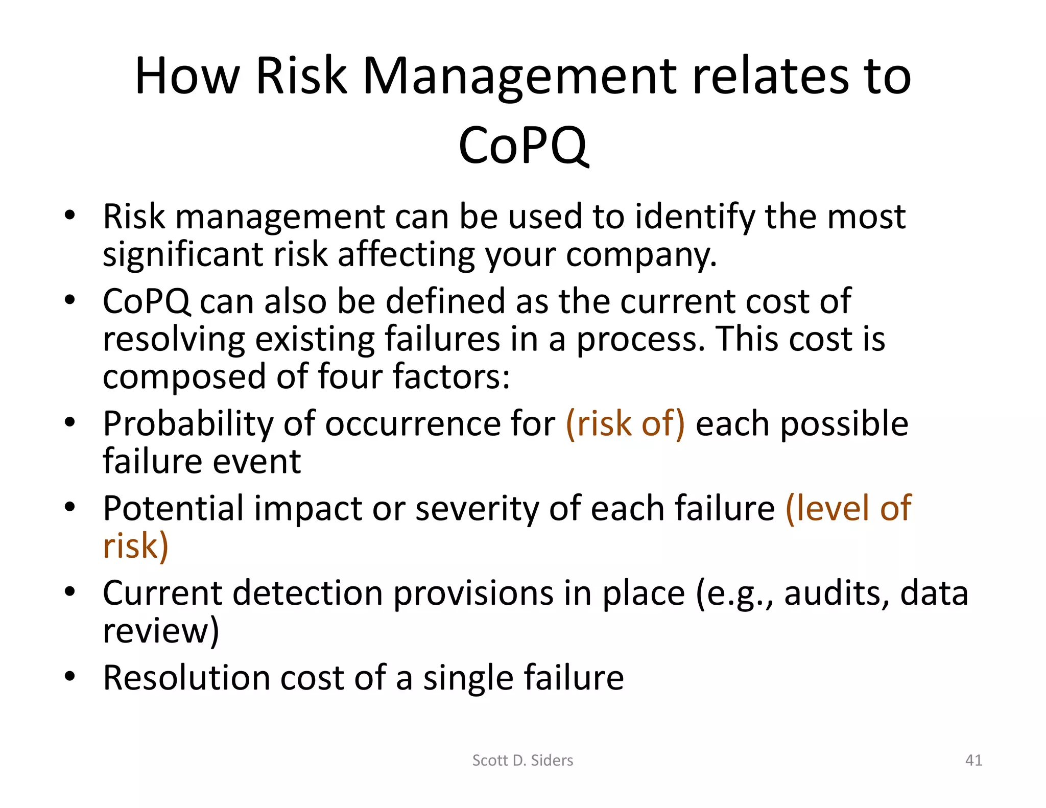 Lowering the Cost of Poor Quality with an Effective Quality Management ...