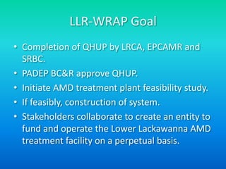 Lower Lackawanna Watershed Assessment and Restoration Plan | PPTX