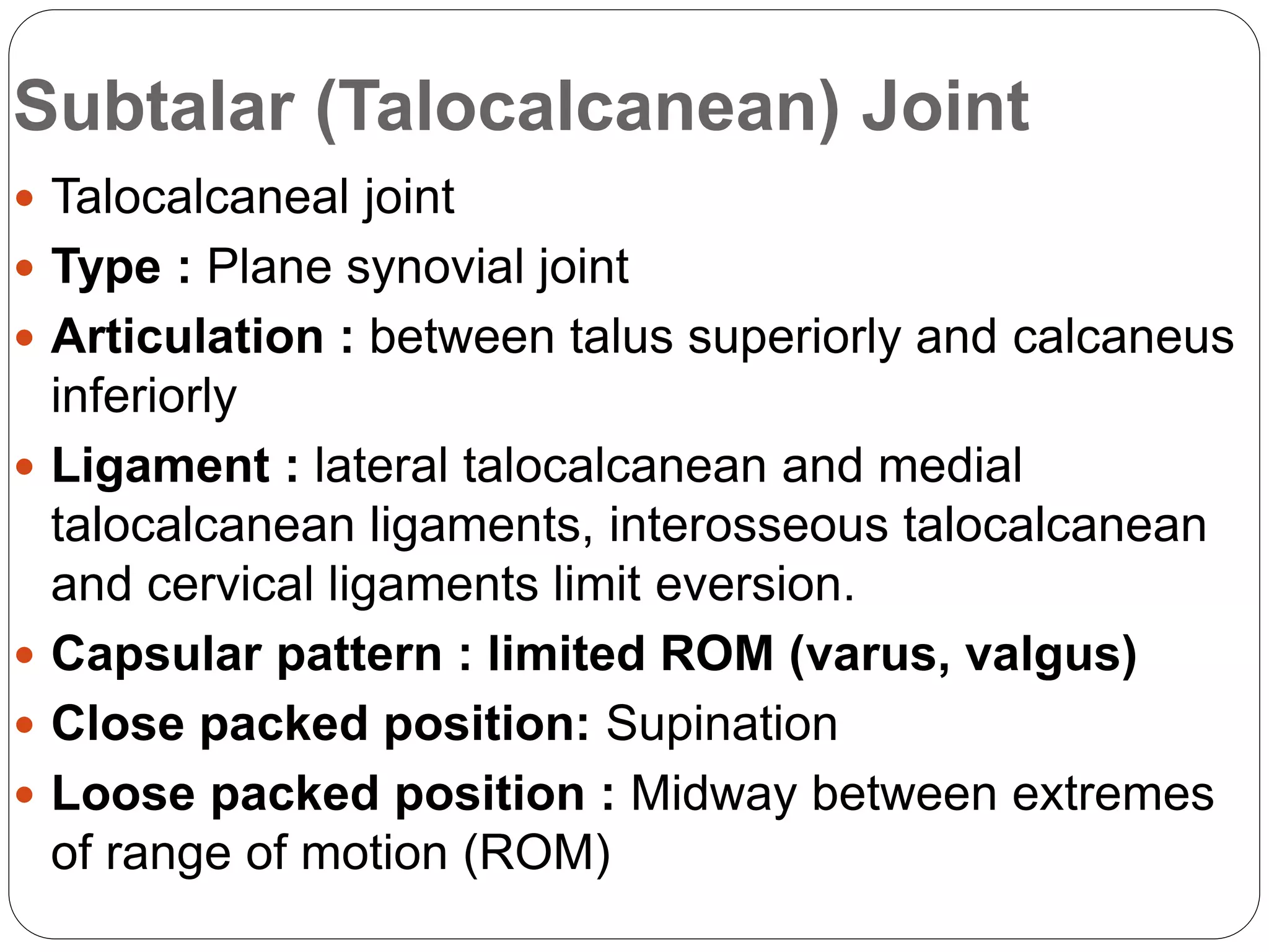 Anatomy of Lower leg, ankle, and foot | PPTX