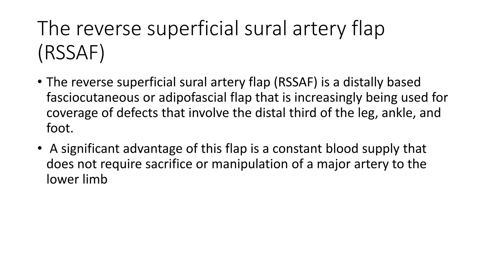 Lower leg defect reconstruction | PPTX