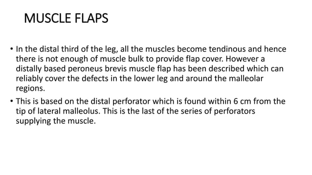 Lower leg defect reconstruction | PPTX | First Aid | Injuries