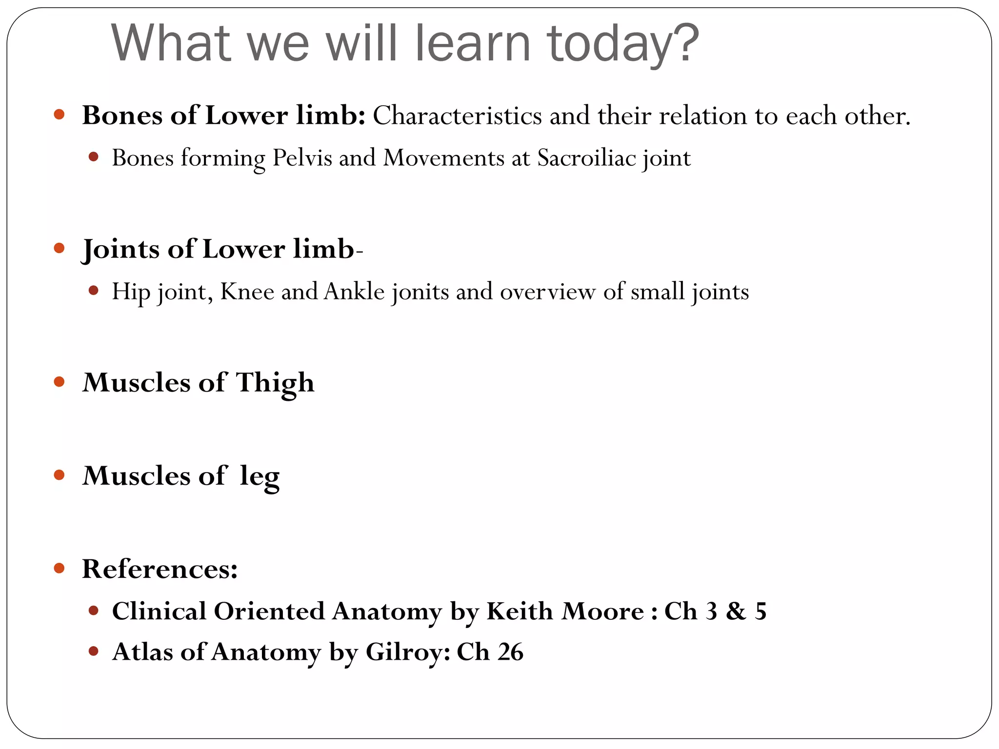 Lower limb bones-joints-muscles-Dr.B.B.Gosai | PDF