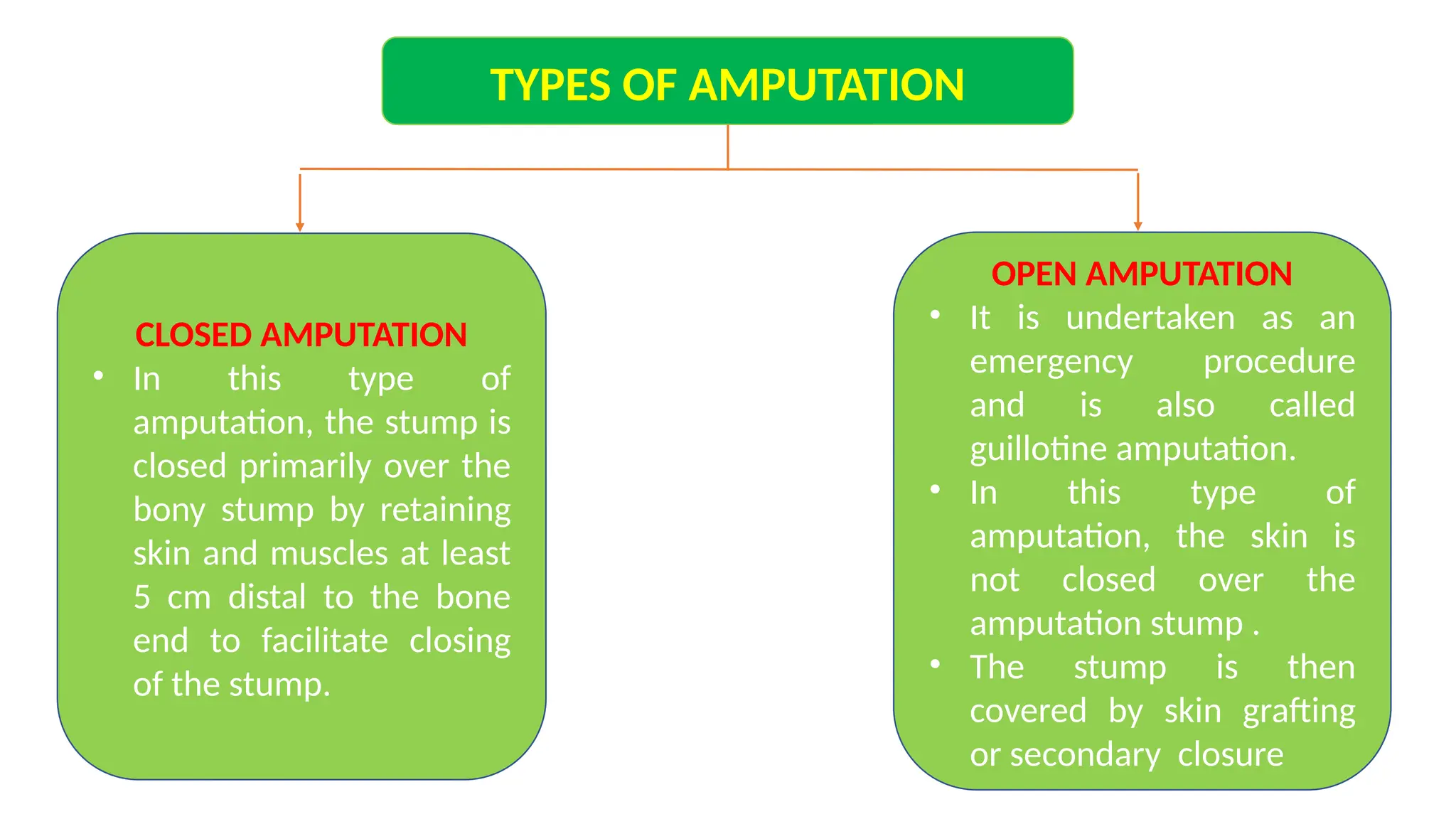 LOWER LIMB AMPUTATION Amputation is the surgical removal of a limb or ...