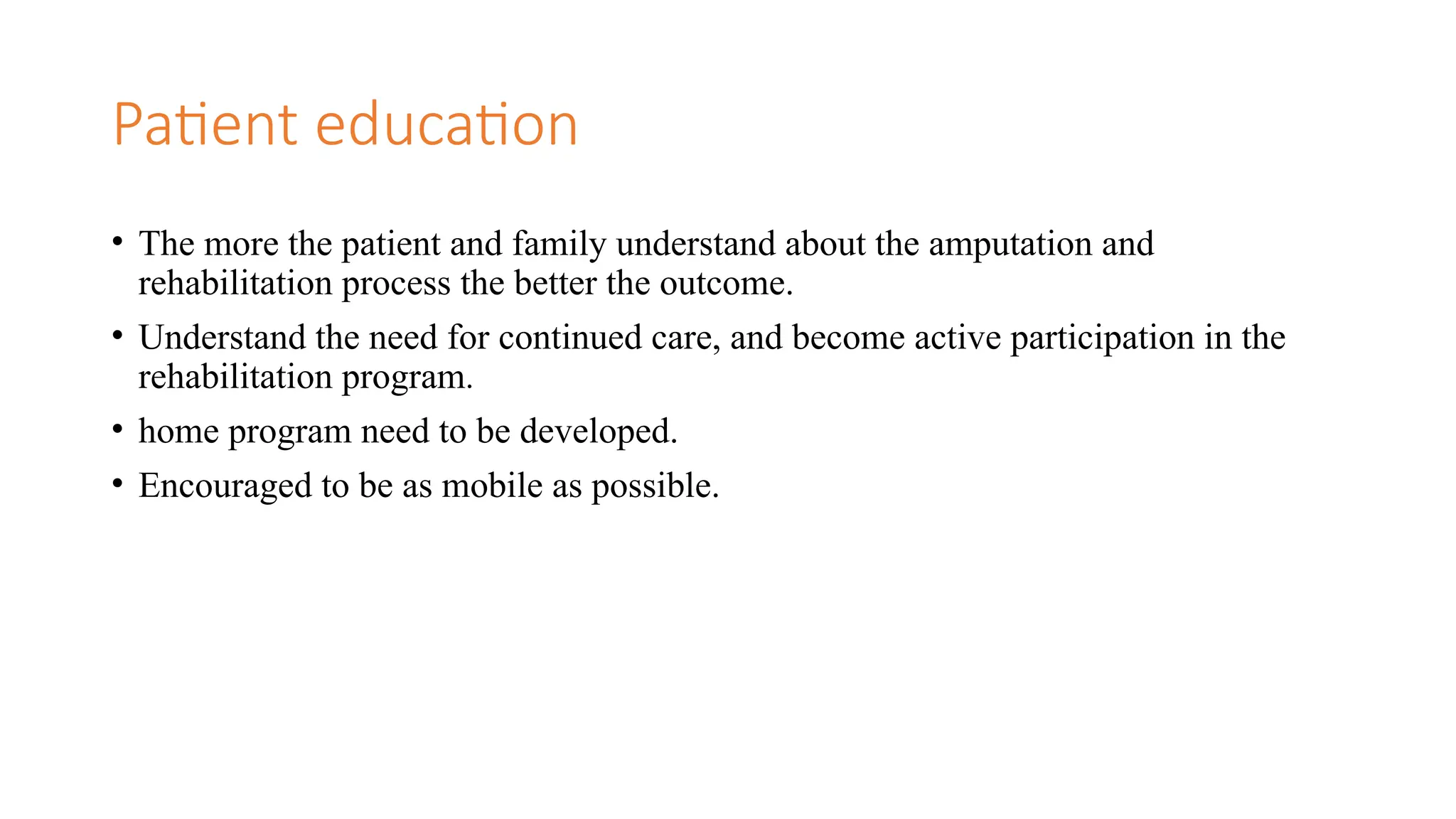 LOWER LIMB AMPUTATION Amputation is the surgical removal of a limb or ...