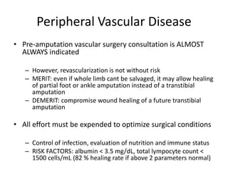 Lower Limb Amputations (Part I) | PPTX