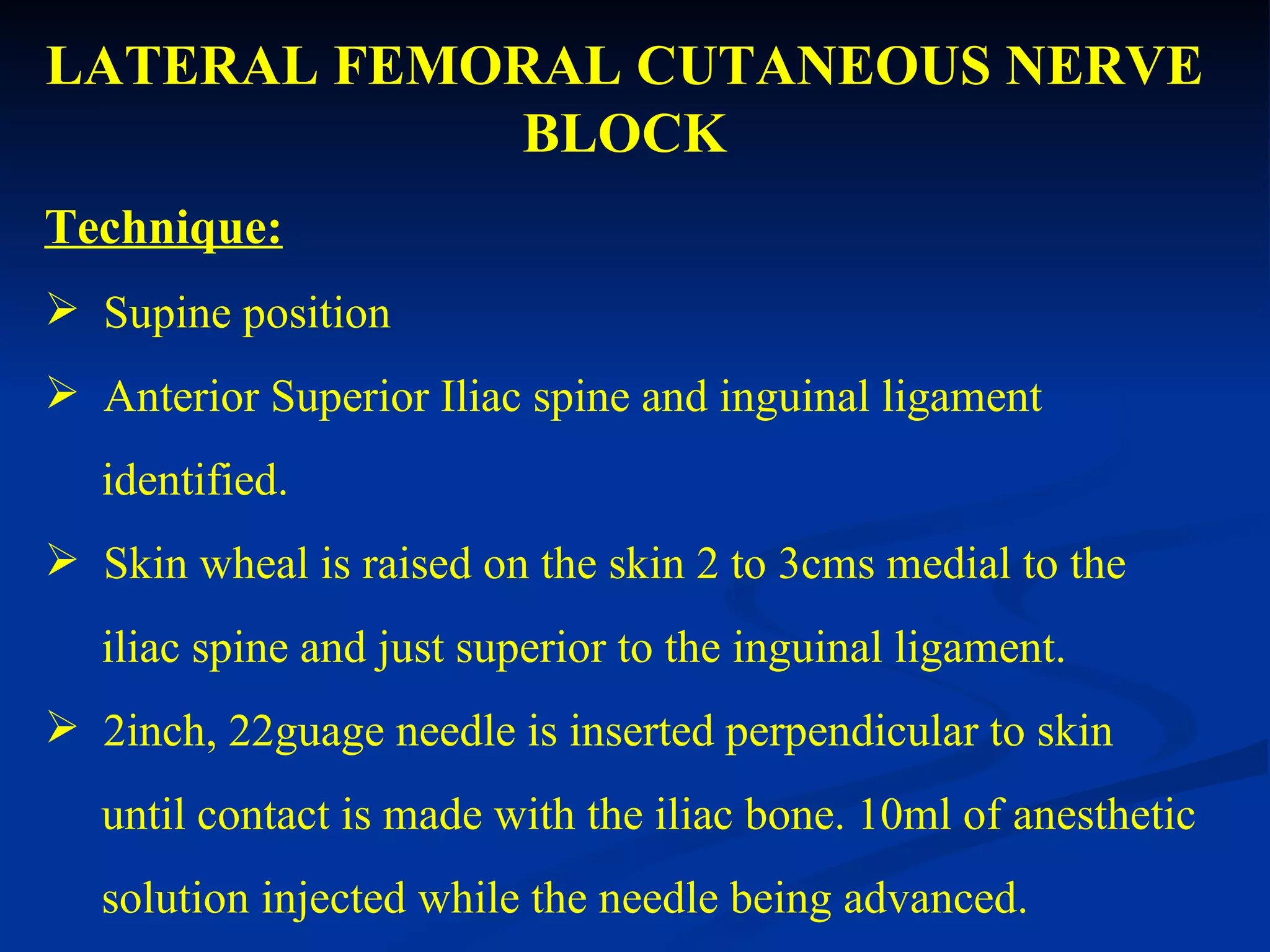 Lower limb blocks | PPT
