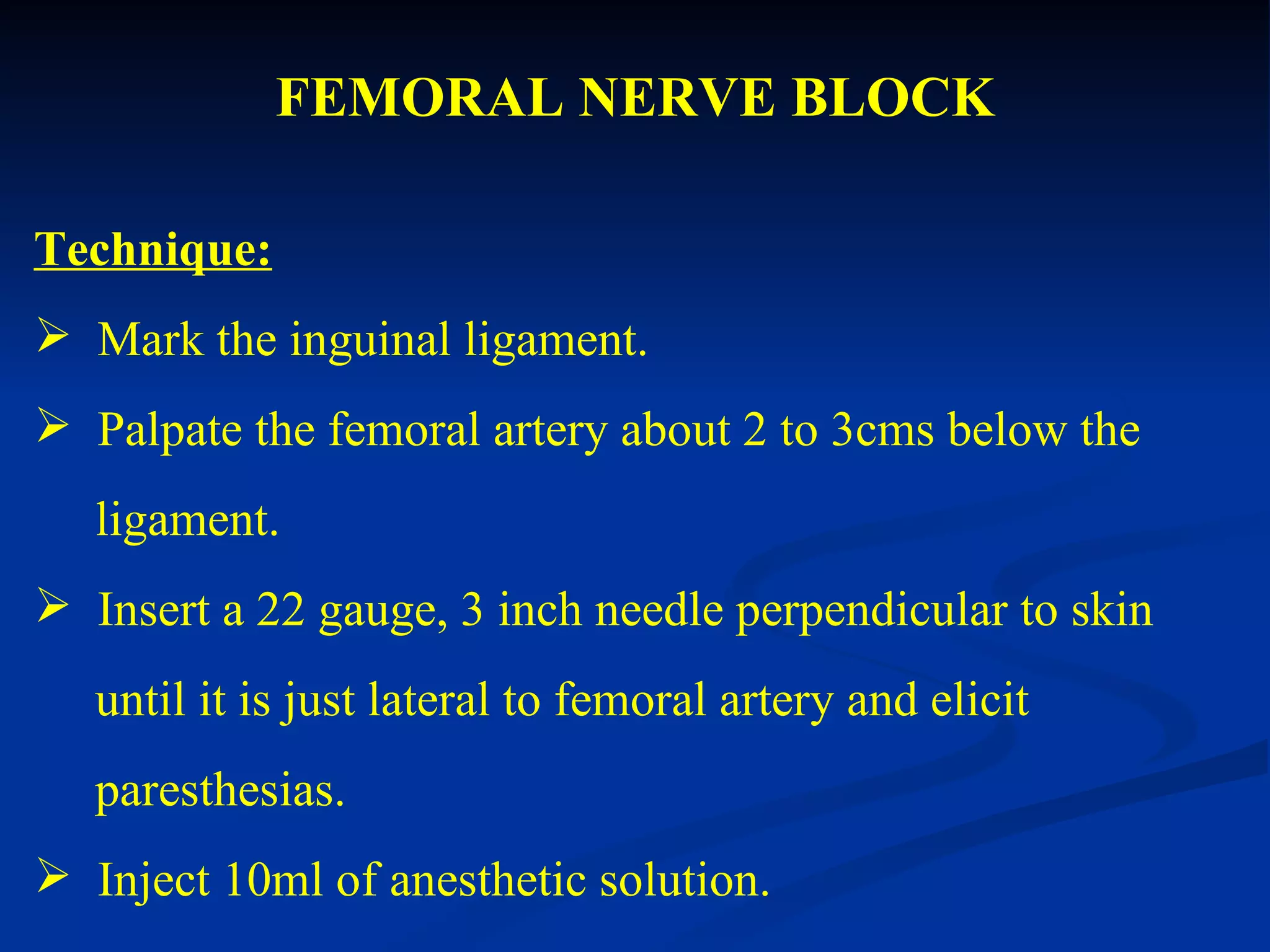 Lower limb blocks | PPT