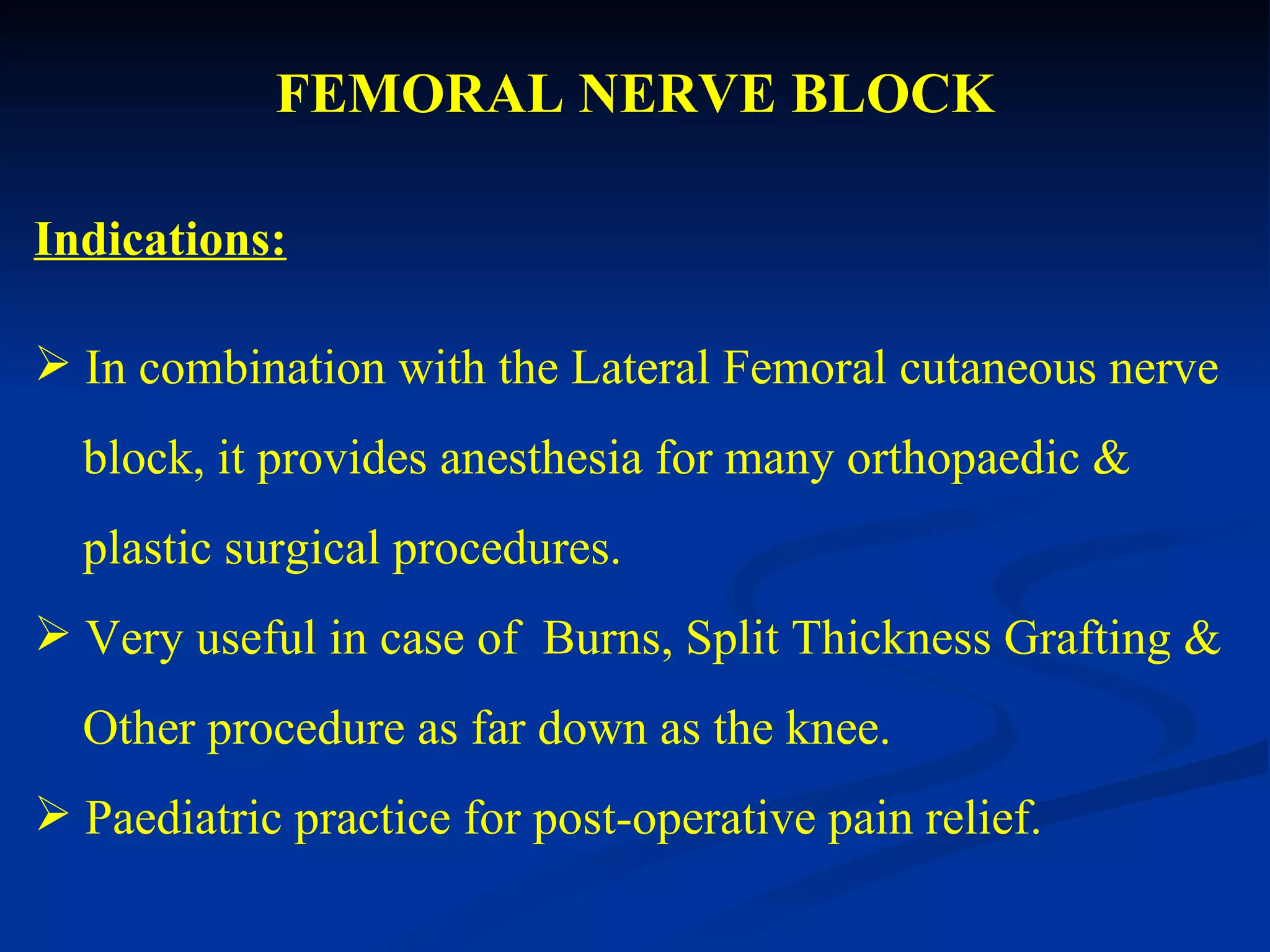 Lower limb blocks | PPT