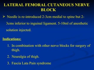 Lower limb blocks | PPT