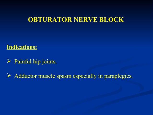 Lower limb blocks | PPT