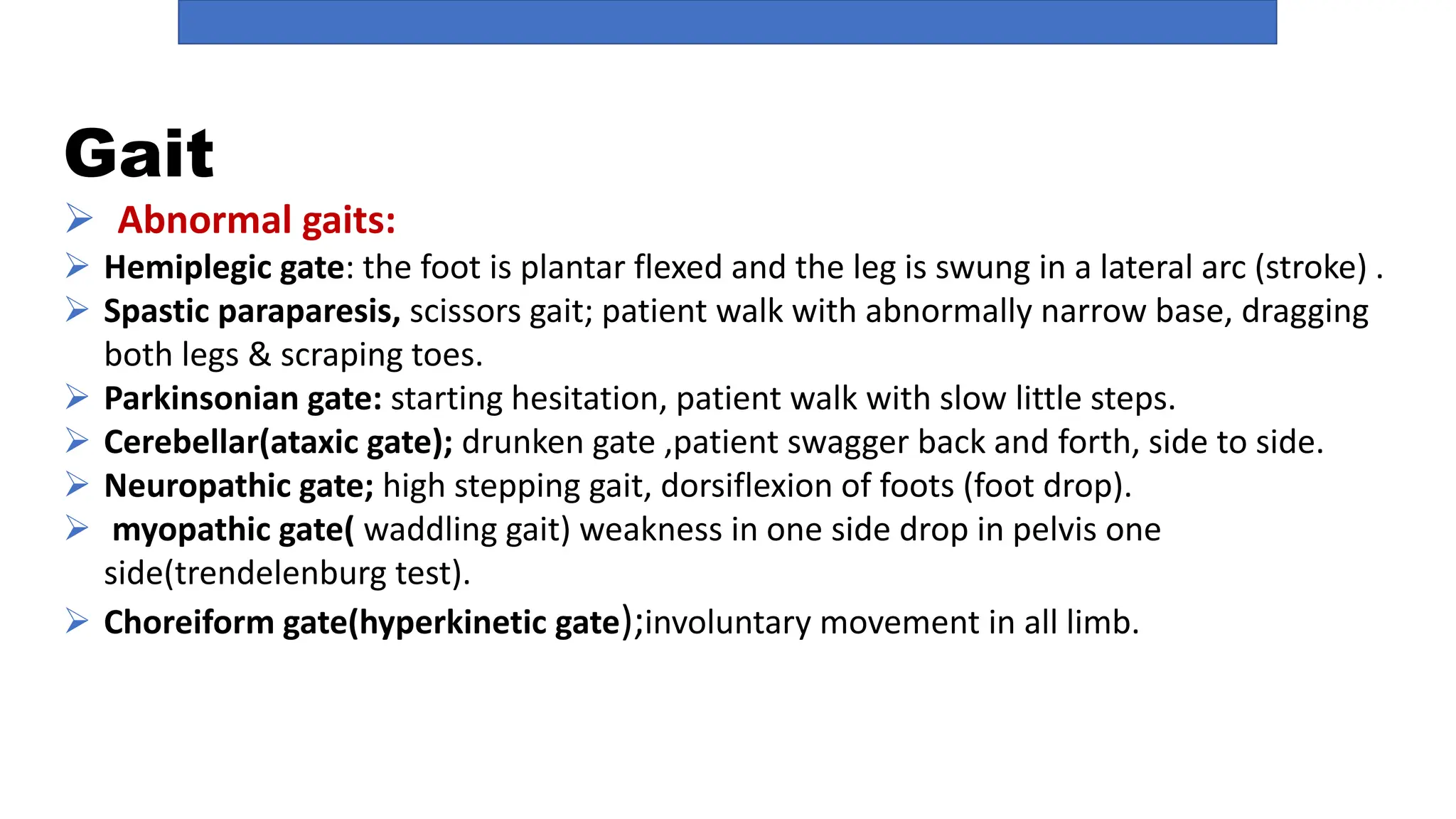 LOWER LIMB EXAMINATION.pptxThe neurologic examination is typically ...