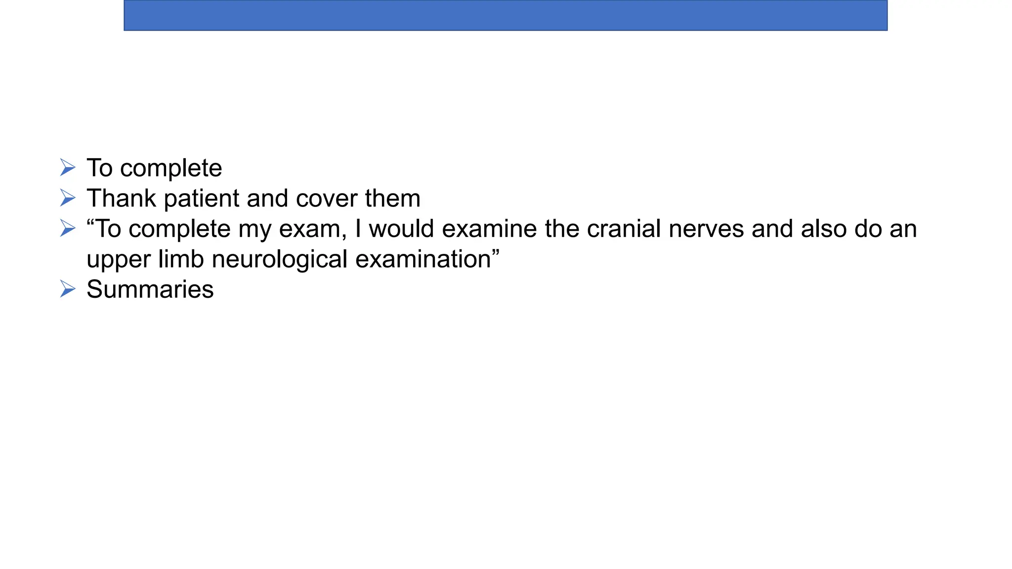 LOWER LIMB EXAMINATION.pptxThe neurologic examination is typically ...