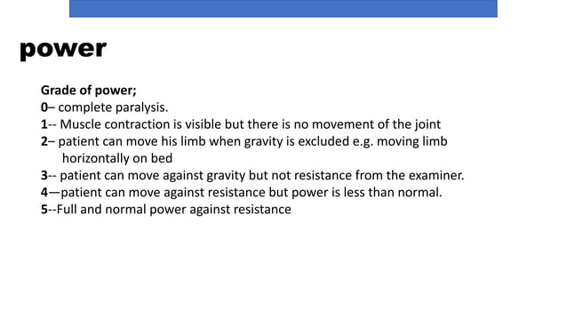 LOWER LIMB EXAMINATION.pptxThe neurologic examination is typically ...