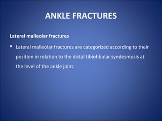 Lower limb fractures | PPT