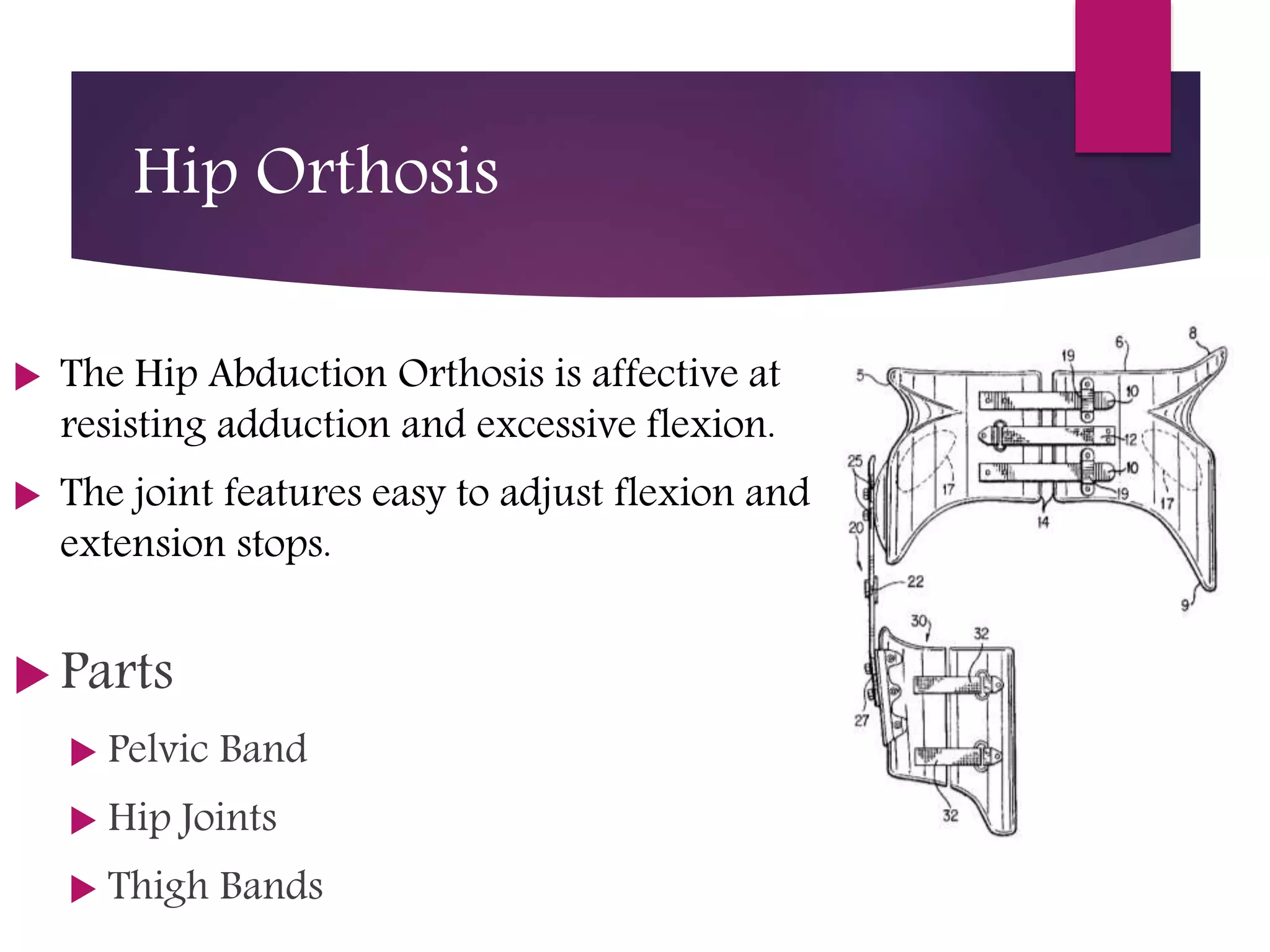 Lower limb orthosis | PPTX