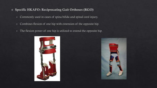 Lower limb orthotics | PPTX