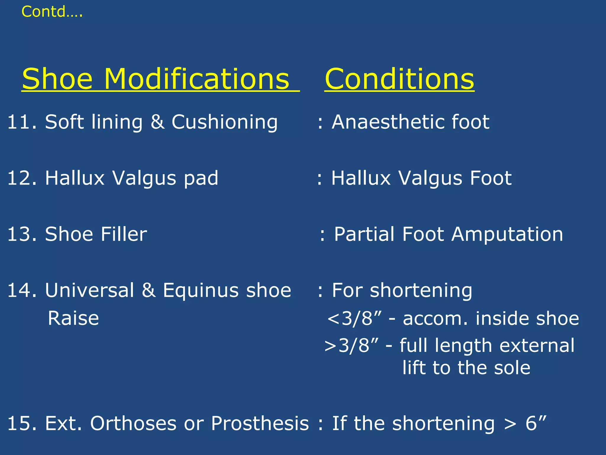 Lower Limb Orthotics - Dr Rajendra Sharma | PPT